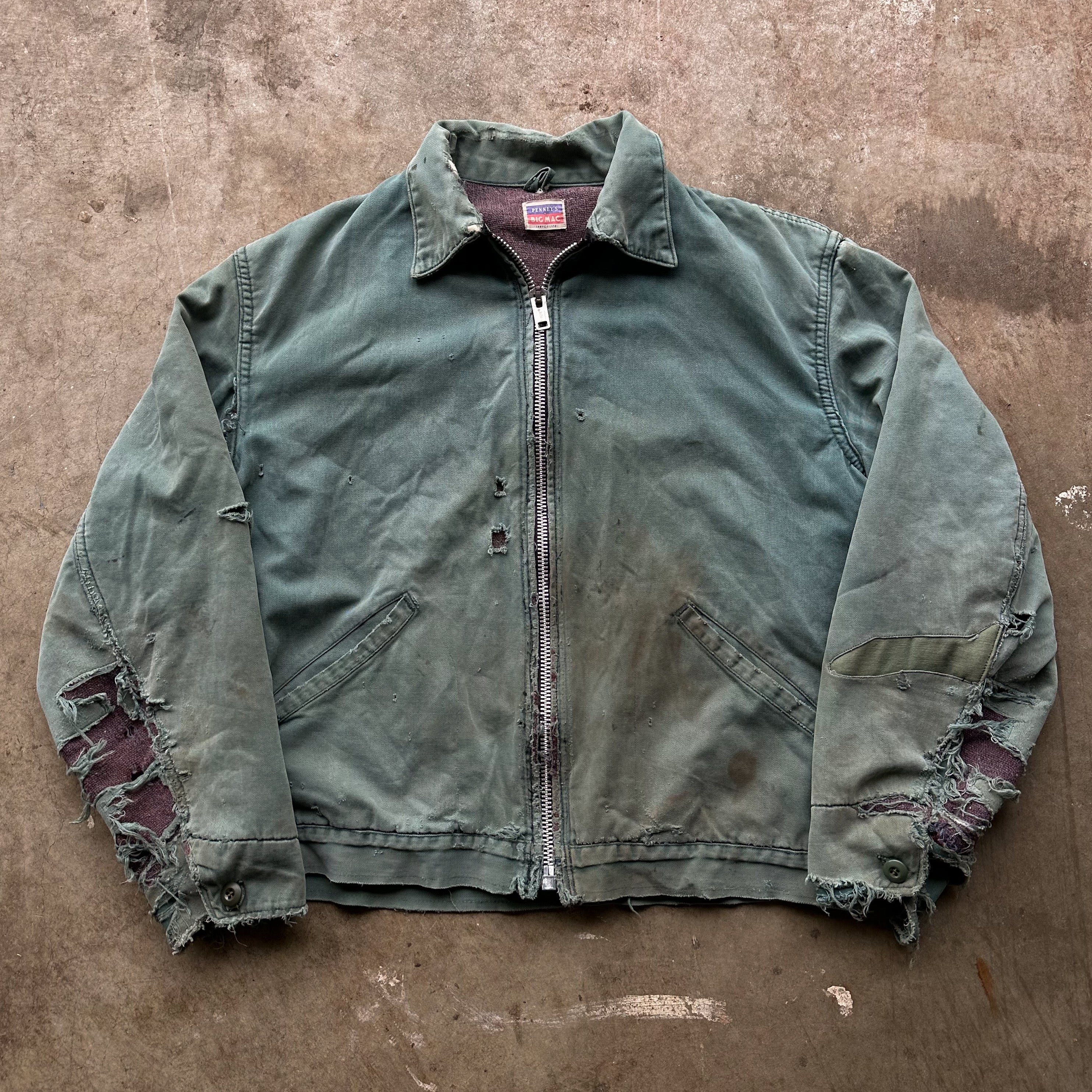 1950’s Big Mac distressed work jacket – Arachnid Vintage