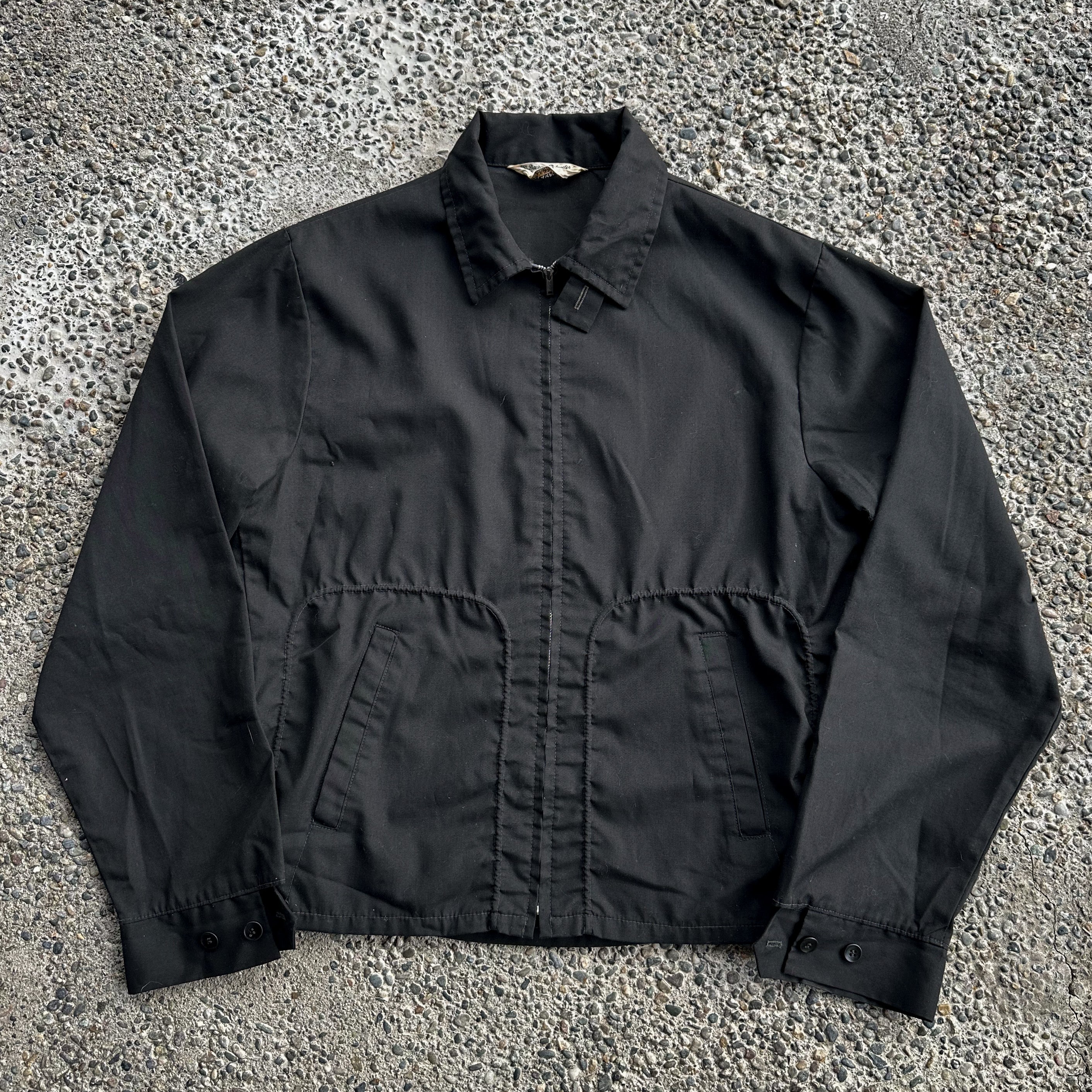 Black lightweight campus jacket – Arachnid Vintage